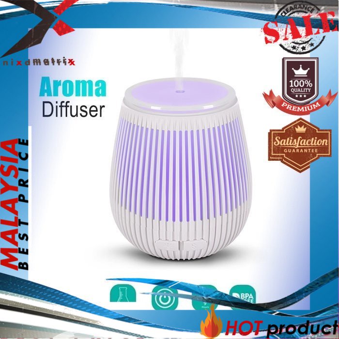 💥LOWEST PRICE💥 USB Aroma Diffuser Stripe White (100ml) (Pewangi Udara ...