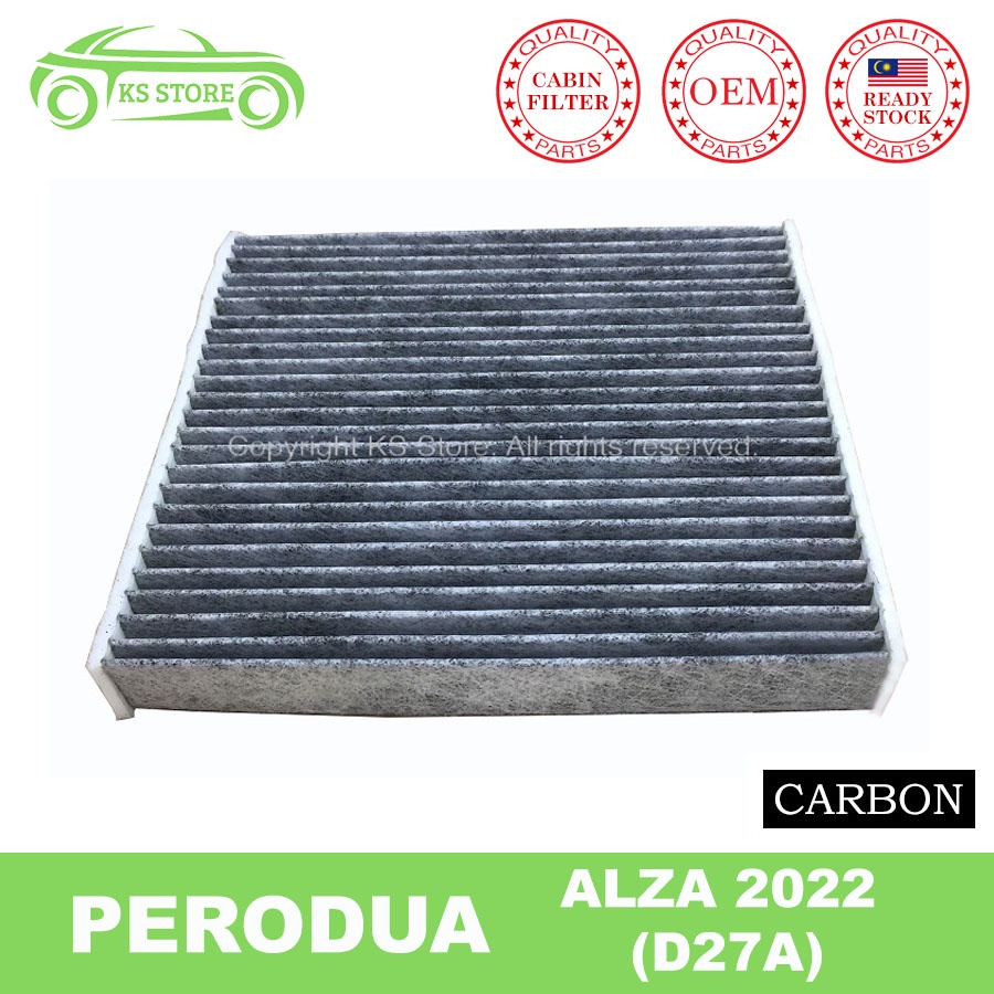Perodua Alza 2022 D27A Toyota Veloz Carbon Cabin Air Filter | Shopee ...