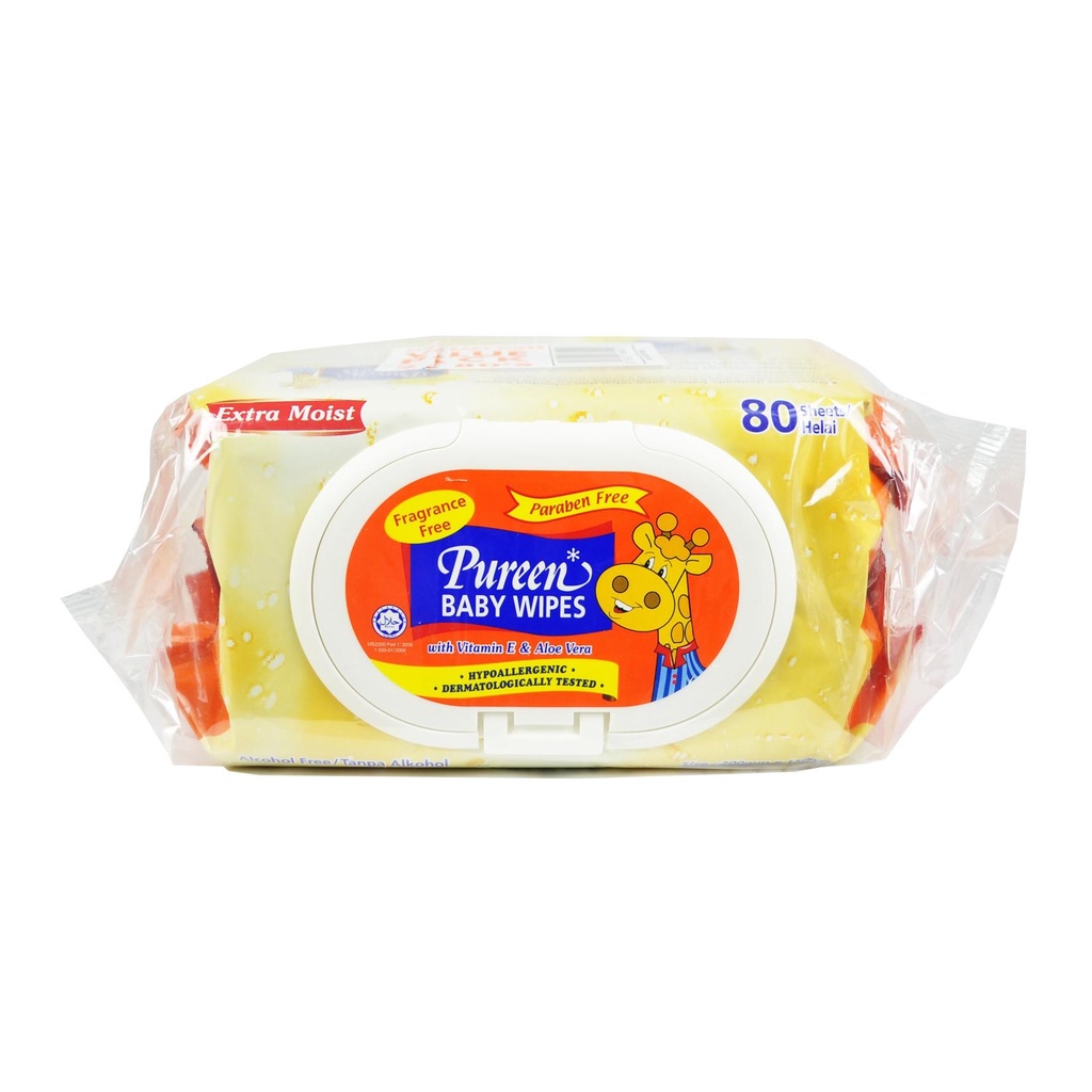 Pureen Baby Wipes (F.Free) 2x80's - BWFF2080 | Shopee Malaysia