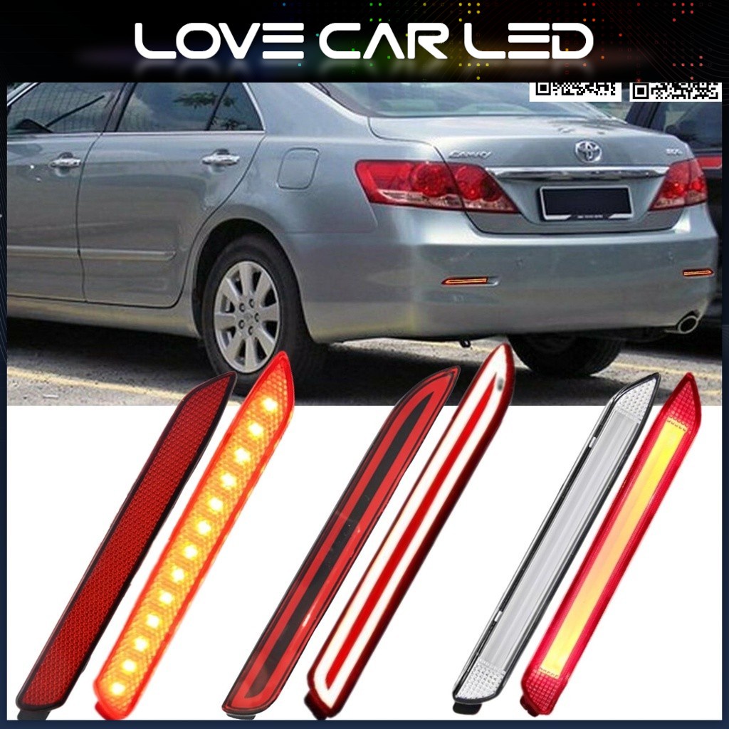 Rear Bumper Reflector LED Light Lamp Bar Toyota Vellfire Alphard Camry ...