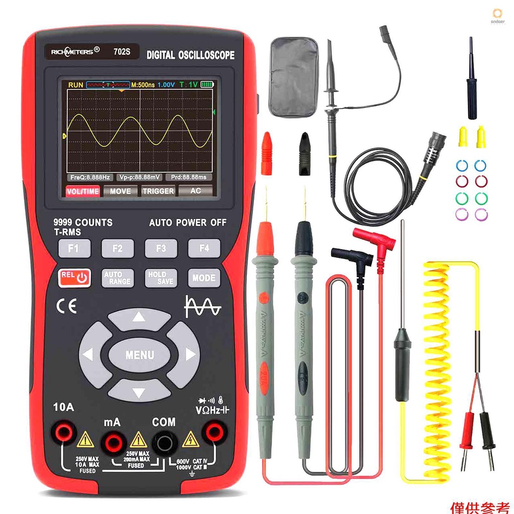 Oscilloscope Multimeter Handheld LCD Digital Multimeter & Oscillometer ...