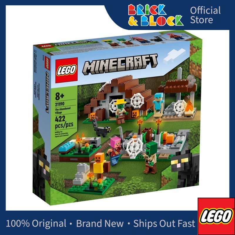 LEGO 21190 The Abandoned Village | LEGO Minecraft | Shopee Malaysia