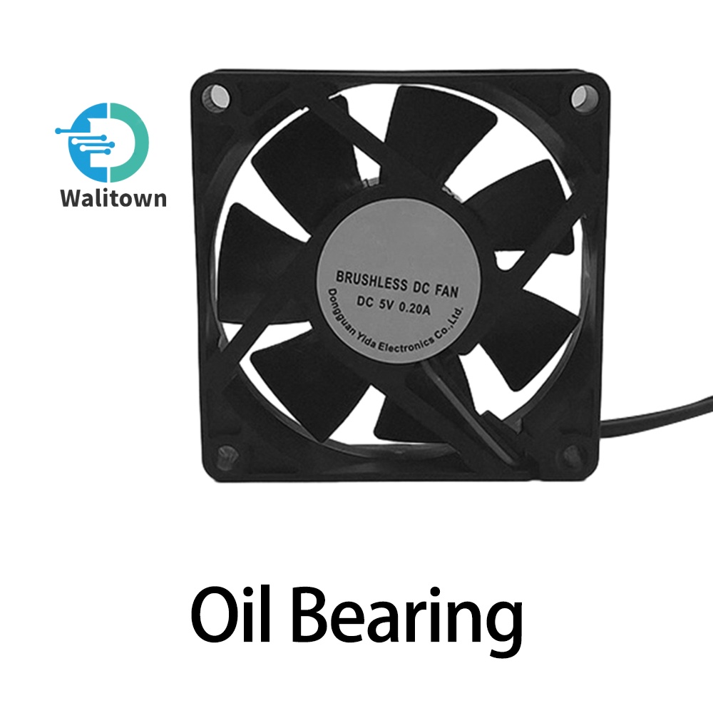 70x25mm Replacement Ball Bearing Computer Case Fan 2 Pin Case Fan 70mm ...