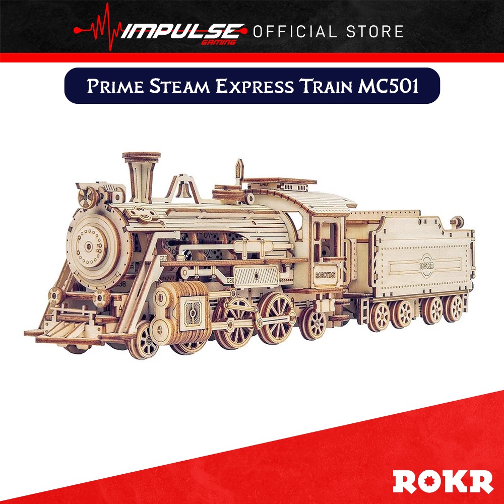 Robotime ROKR Prime Steam Express Train MC501 | Shopee Malaysia