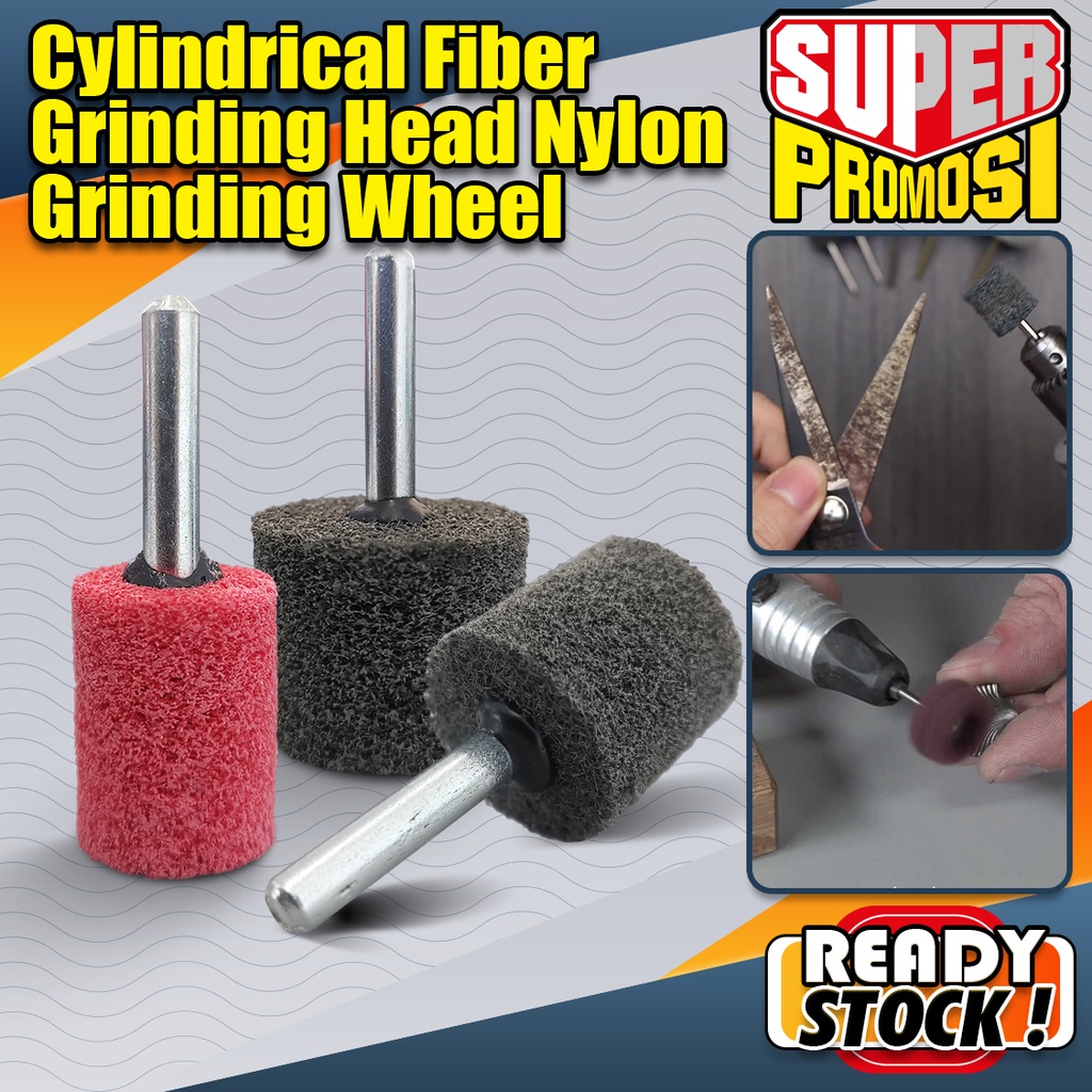 Polishing Wheel Shank Fiber Buffing Accessories 1Pc Cylindrical Nylon ...