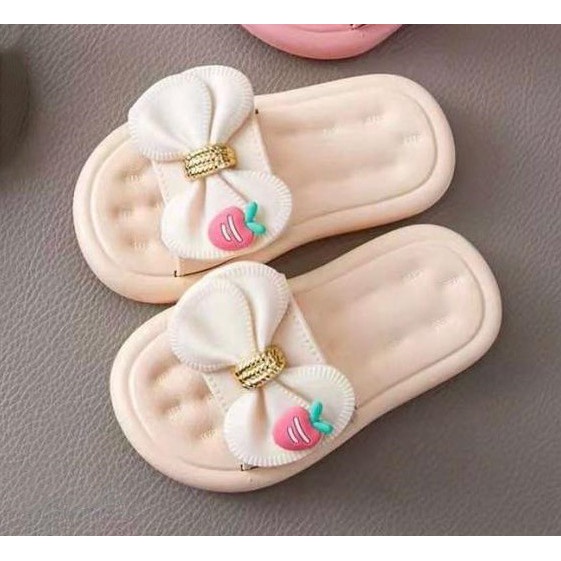 Mago Kid's Girls Colourful Cute Ribbon Fashion Sandal Slipper Girls ...