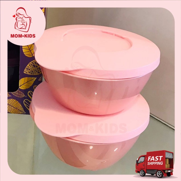 Tupperware 425ml Click Bowls Rose Gold Purple Gift Set Bekas Raya CNY ...