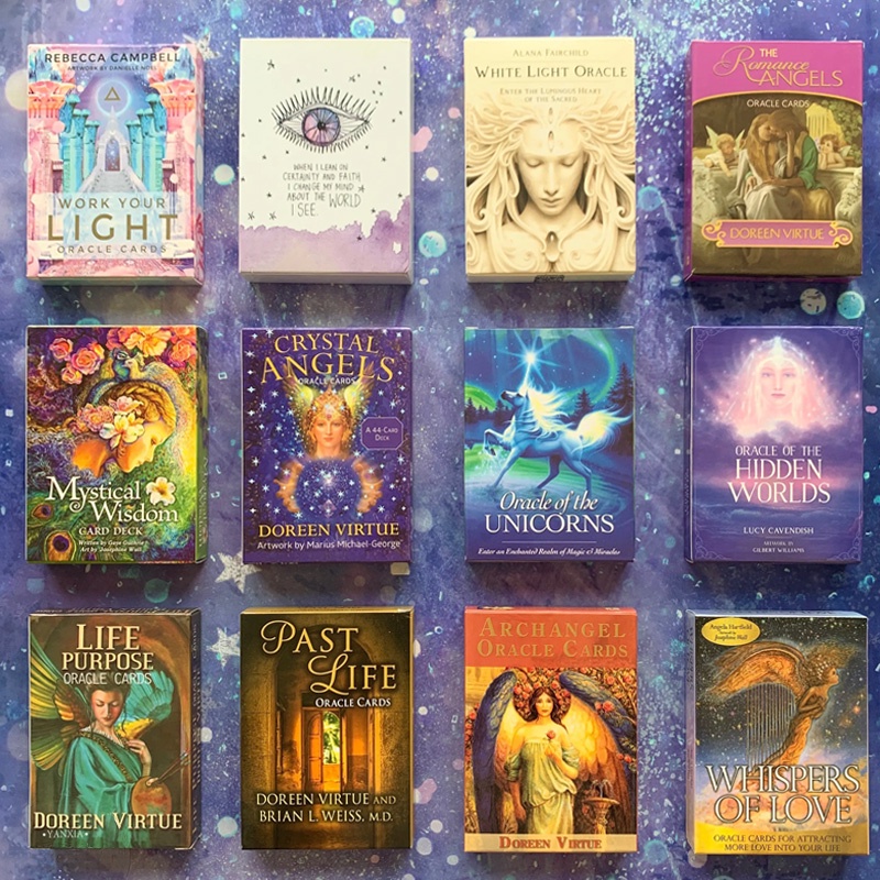 Oracle Tarot Cards Box Game English Tarot Deck Table Card energy ...