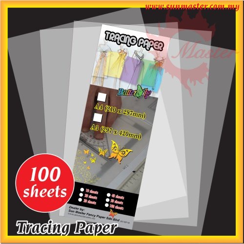 A3 Tracing Paper 100pcs | 115gsm 200gsm | Translucent Paper | Drafting ...