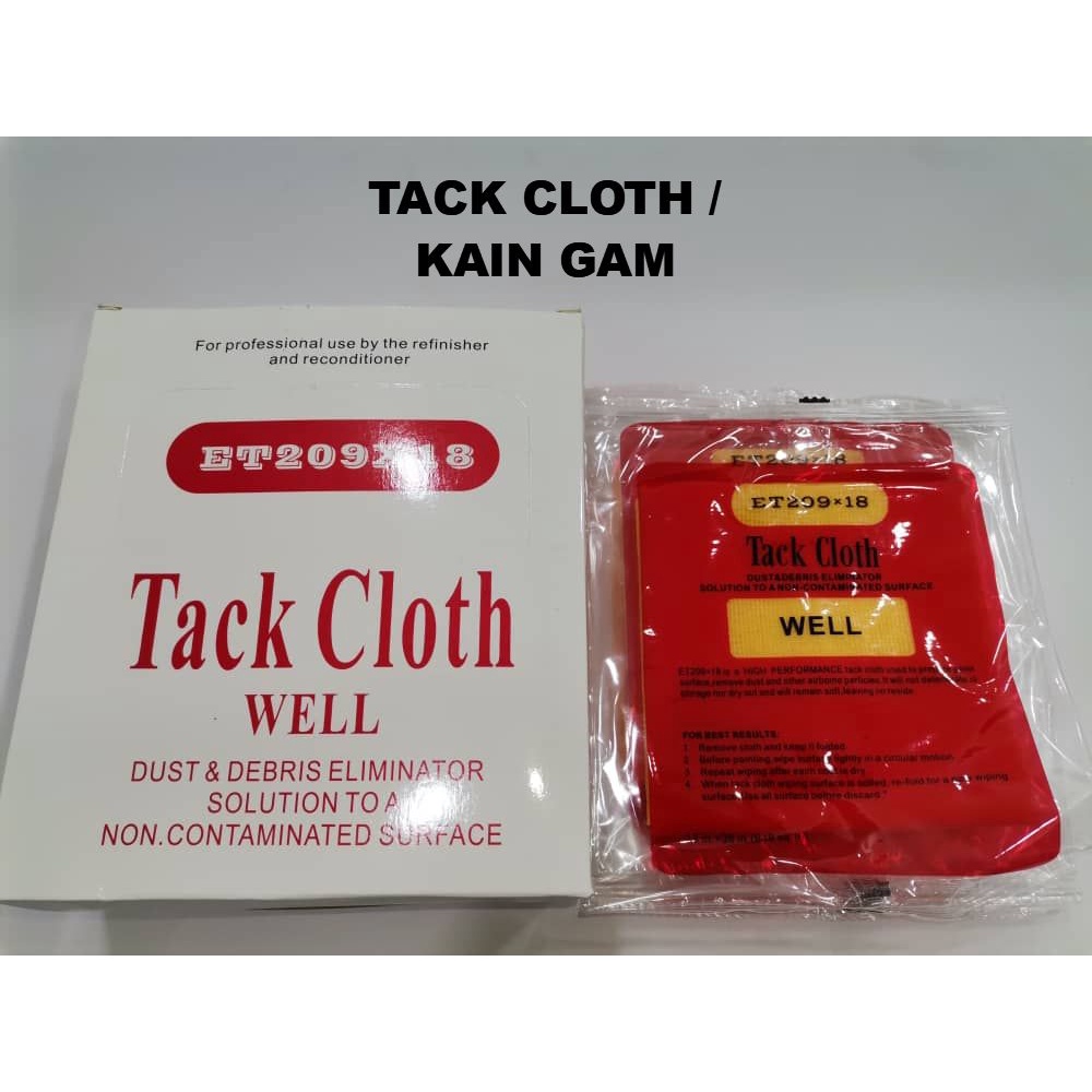 TACK CLOTH/KAIN GAM/KAIN LAP HABUKDAN WAX/FOR DUST REMOVAL/PRICE FOR 1 ...