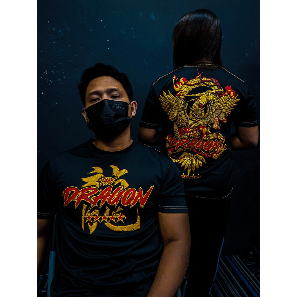 (READY STOCK) BAJU T-SHIRT THE DRAGON V2 | SILK SCREEN EMBOSS ...
