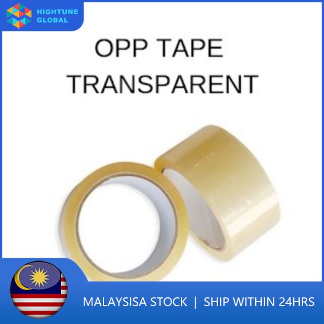OPP Clear Tape (48mm x 40Yard) (24mm x 40 Yard) | Shopee Malaysia