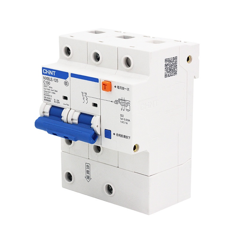 Household Leakage Protection Circuit Breaker NXBLE-125A High Power Household Leakage Switch ...