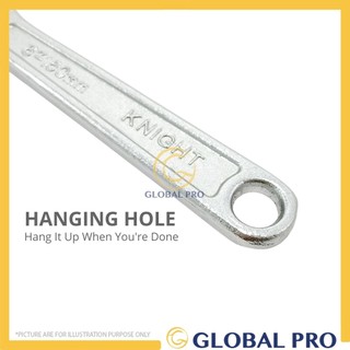 KNIGHT 6" Adjustable Spanner Wrench Spana Hidup With Scale Heavy Duty ...