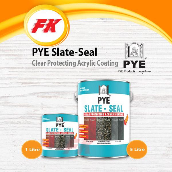PYE SLATE-SEAL Clear Protecting Acrylic Sealer Shining Protector 1LT ...