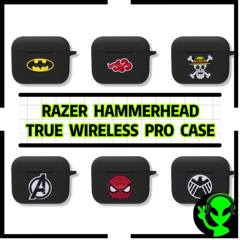 Razer Hammerhead True Wireless Pro Case Protective Shell Soft Silicone ...