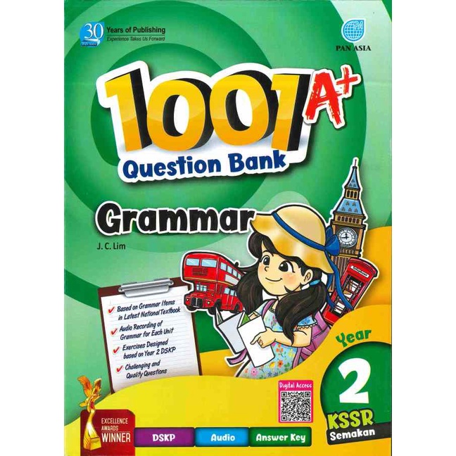 1001 A+ Question Bank Grammar Year 2 KSSR Semakan | Shopee Malaysia
