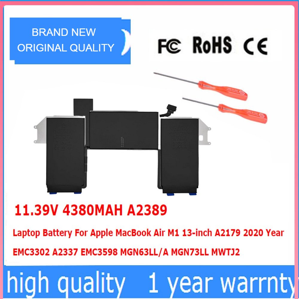 A2389 Laptop Battery For Apple MacBook Air M1 13-inch A2179 2020 Year ...