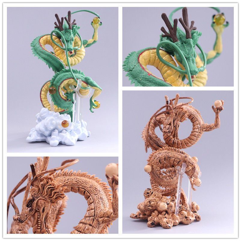 Anime Dragon Ball Z Shenlong PVC Figures Shenron Porunga With 7 Stars ...