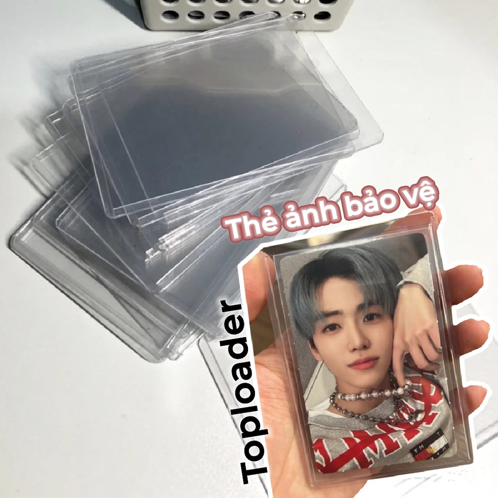 Clear Photocard Protector Card Bag KPOP Idol Card Film Toploader Photo ...