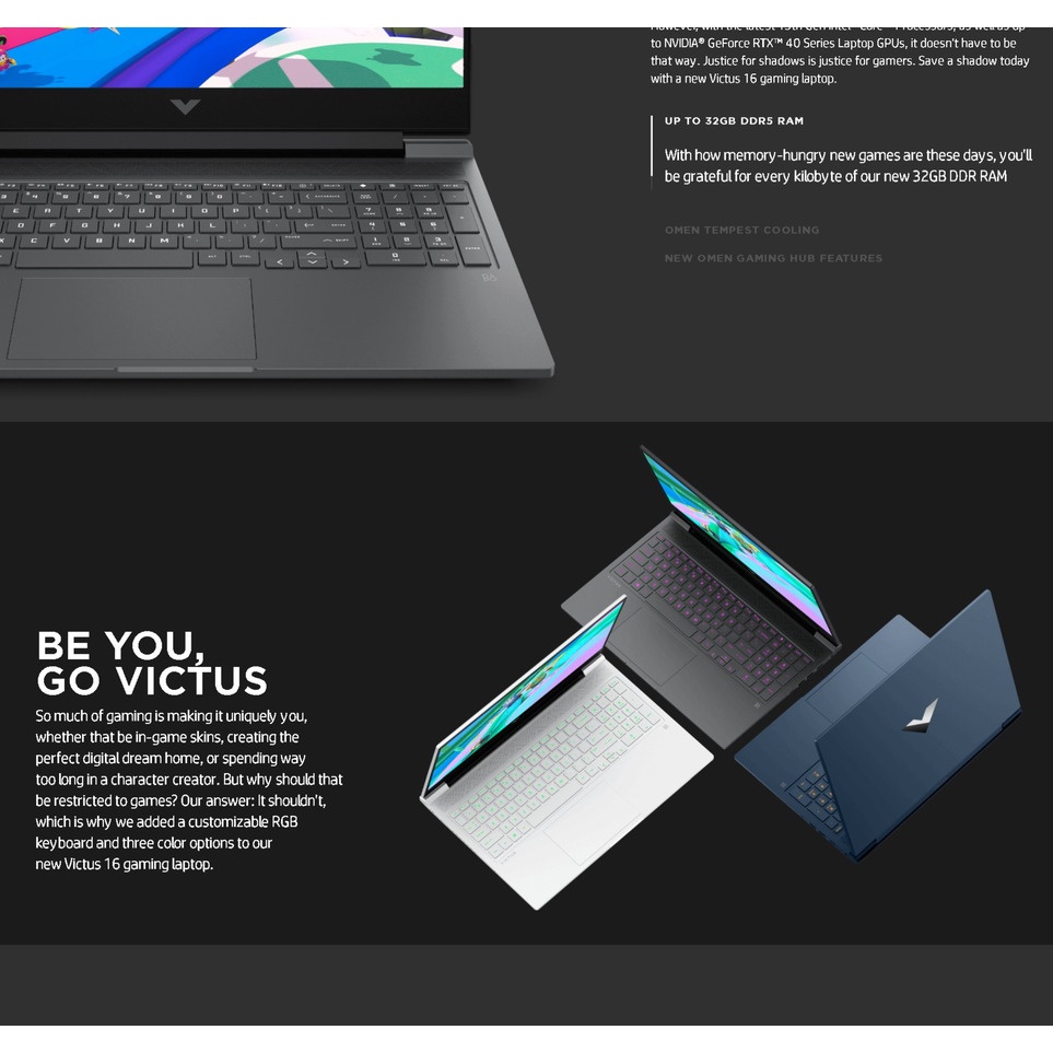 HP Victus 16-s0029AX (MICA SILVER) / 16-s0030AX (White) / 16-s0031AX ...