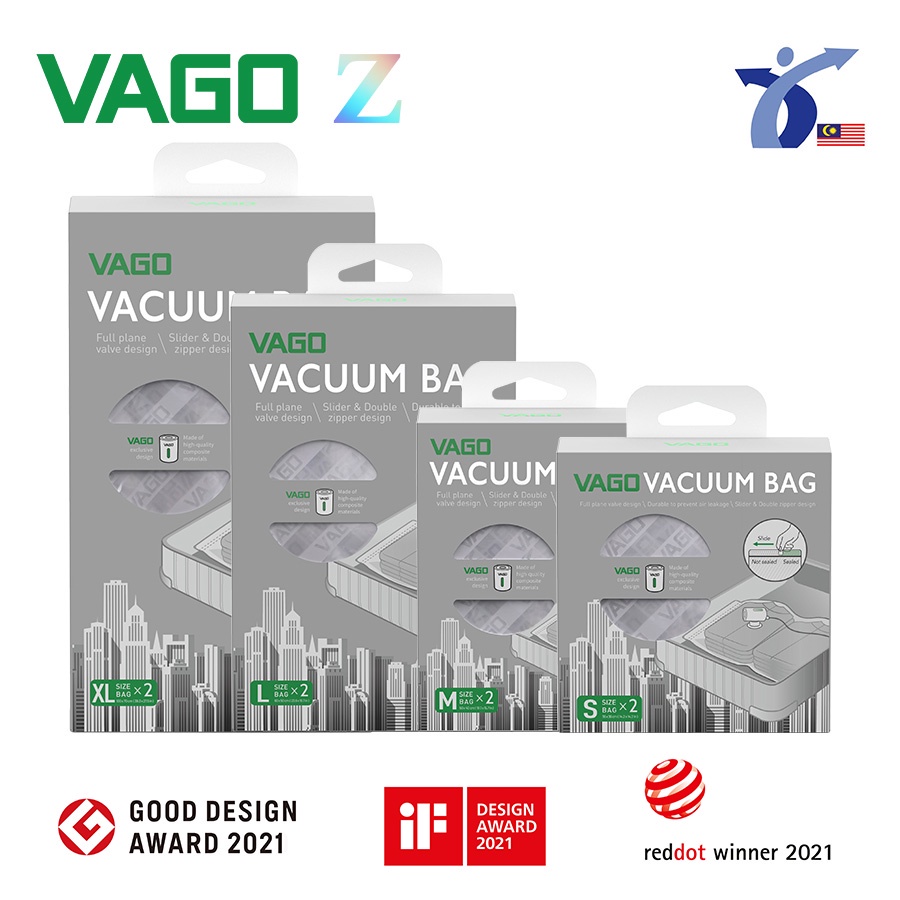 Vago Z Vacuum Bag (2pcs per box) | Shopee Malaysia