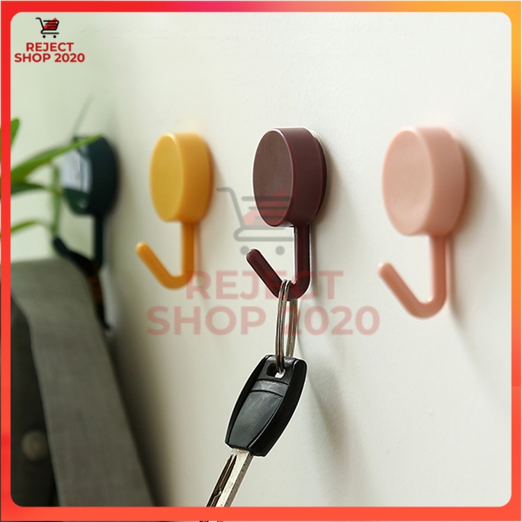 Round Sticky Hook ( Double Tape ) 1pcs R5 ( random color ) | Shopee ...