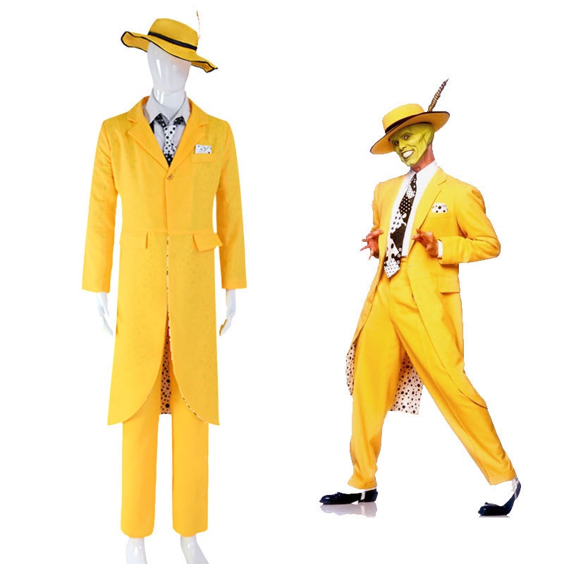 Changing Monster cos costume JimCarry KimCarry cos Maskman Costume ...