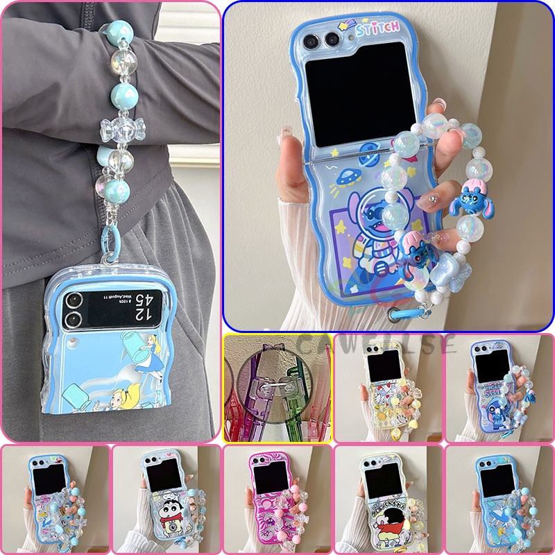 Samsung Galaxy Galaxy Z Flip 5 Wave Bumper Soft TPU Silicone Case with ...