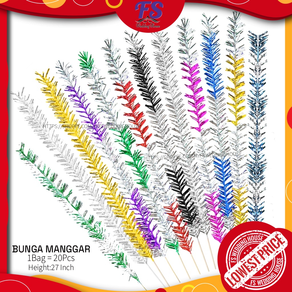 20PCS-BUNGA MANGGAR LIDI/ WEDDING CEREMONY / MAJLIS KAHWIN / KENDURI ...