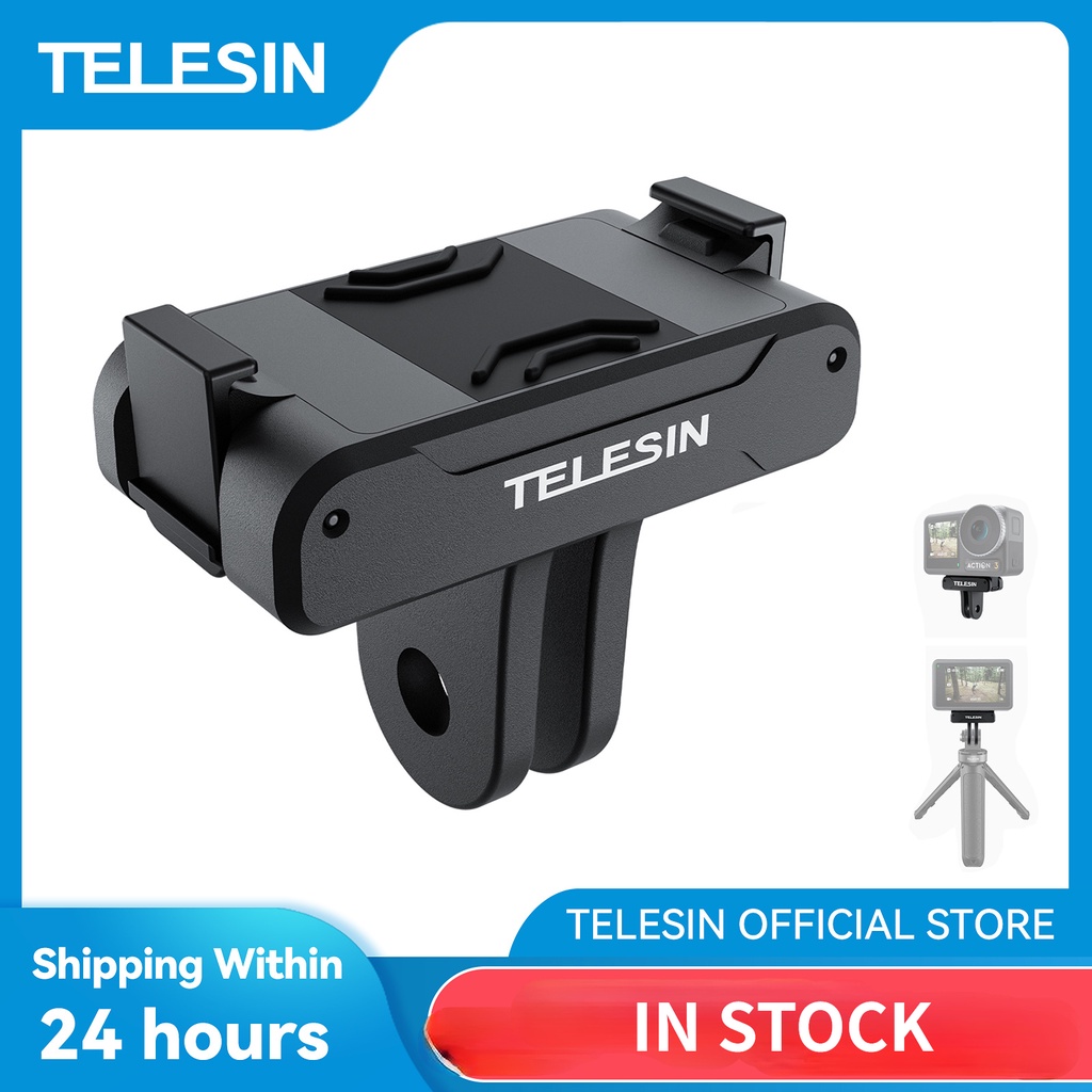 TELESIN Magnetic Two Claw Adapter Action Camera Accessories For DJI ...