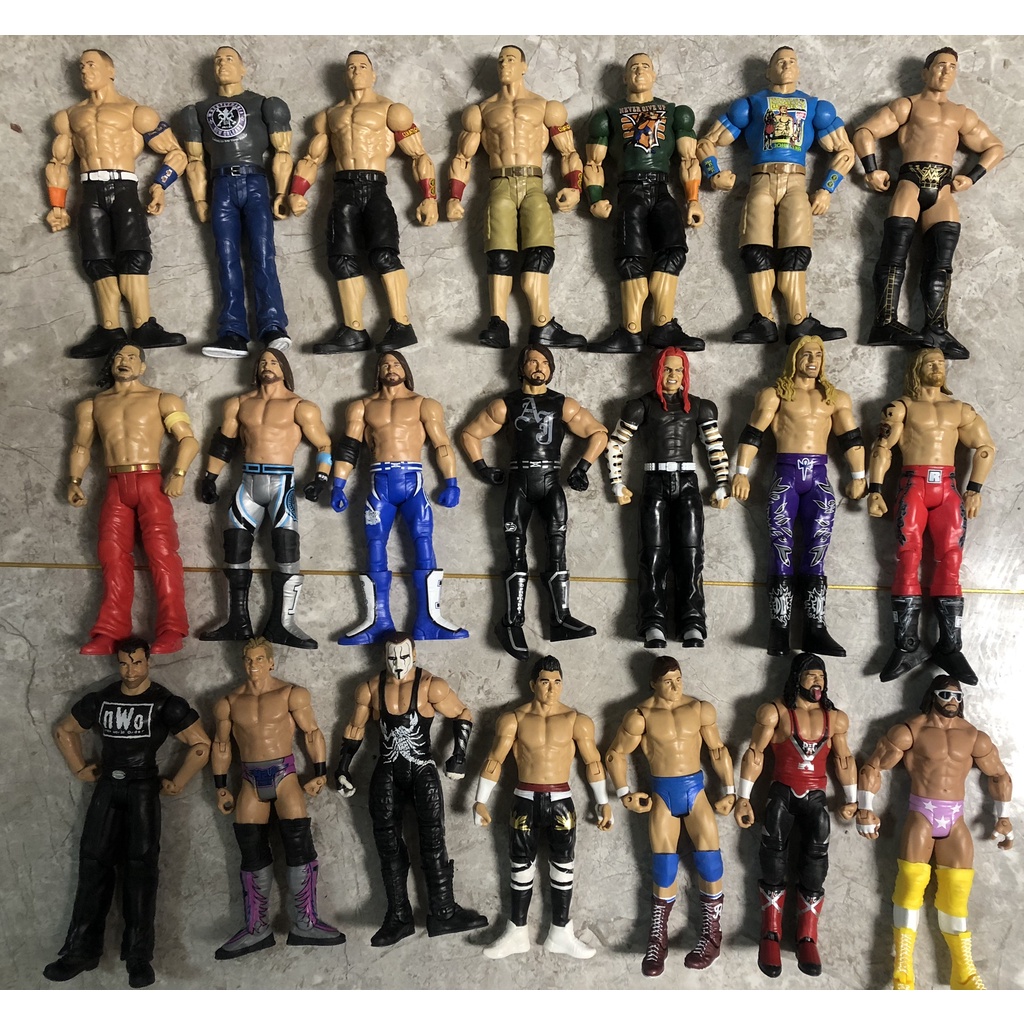 WWE Mattel John Senna AJ Style Jeff Hardy Edge Landi Salvag Y2J Doll hd ...
