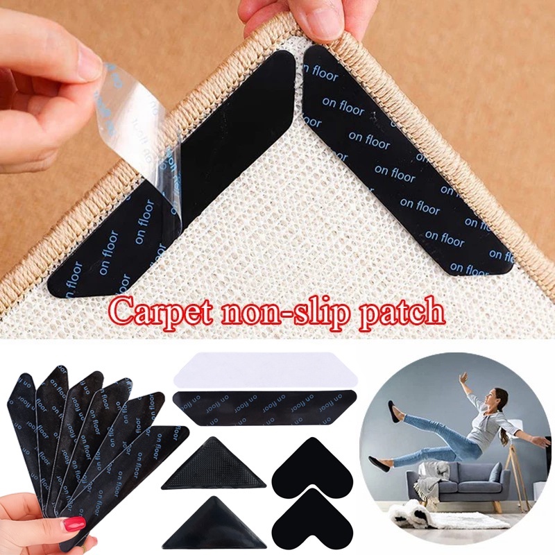 4/8/20Pcs Pack High Quality Durable Carpet Non-slip Pad Trapezoidal ...