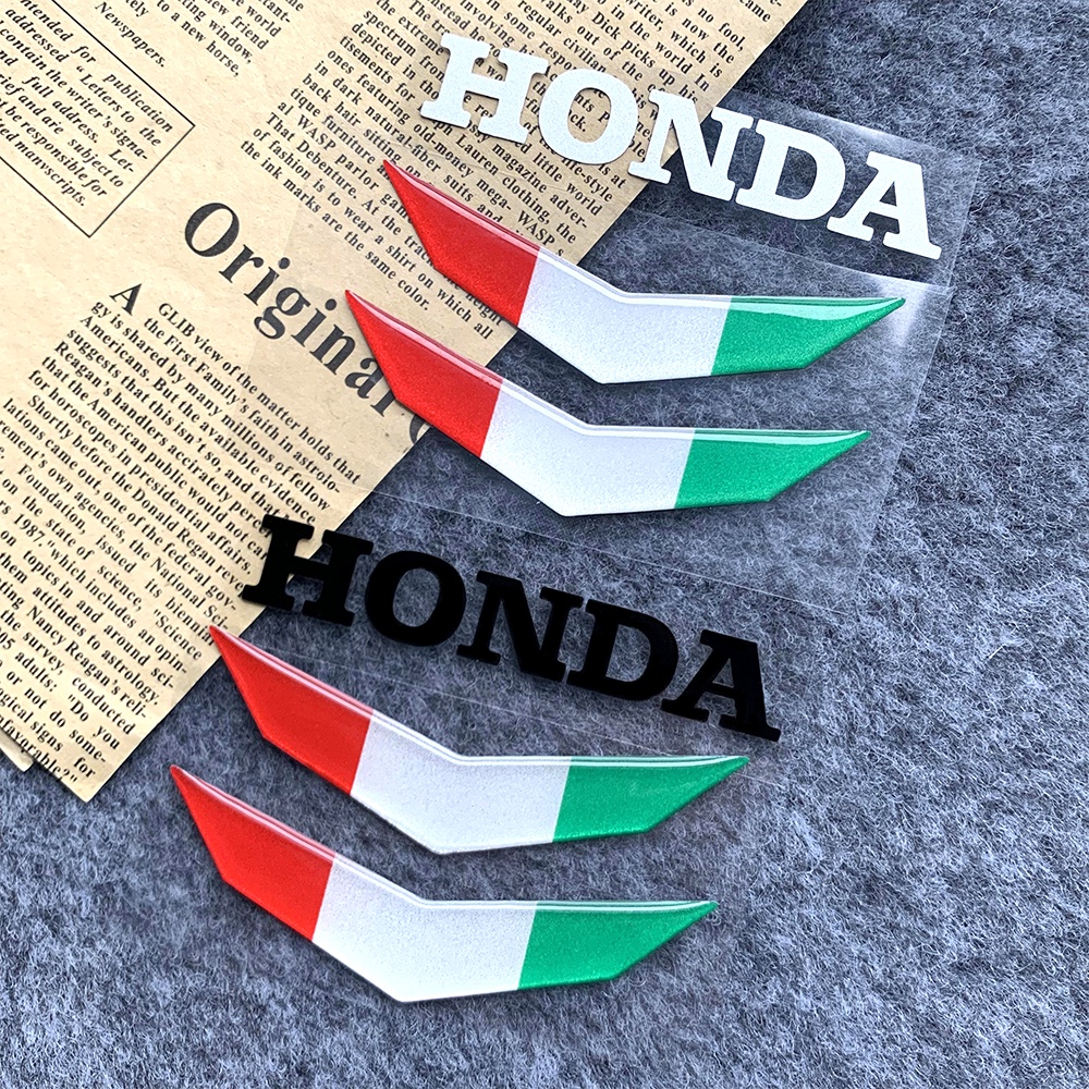 HONDA Motorcycle Reflective Stickers Soft glue Car Styling Decals Epoxy ...