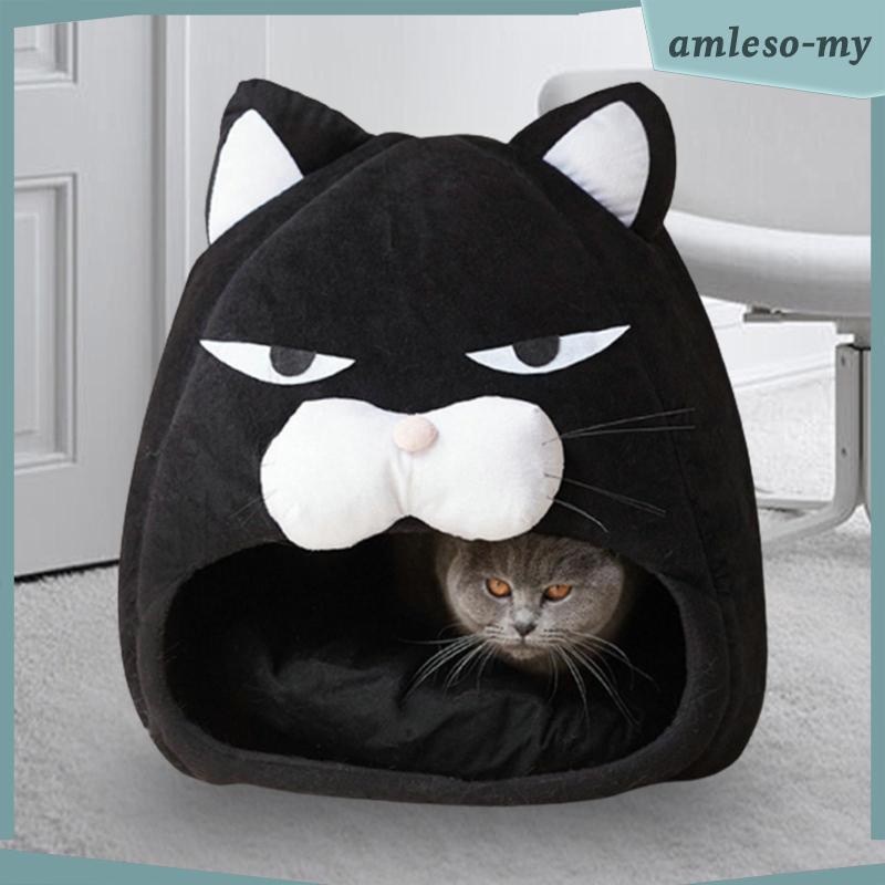 [AmlesoMY] Cat Beds for Indoor Cats Cage Pet Bed Cat House for Puppy ...