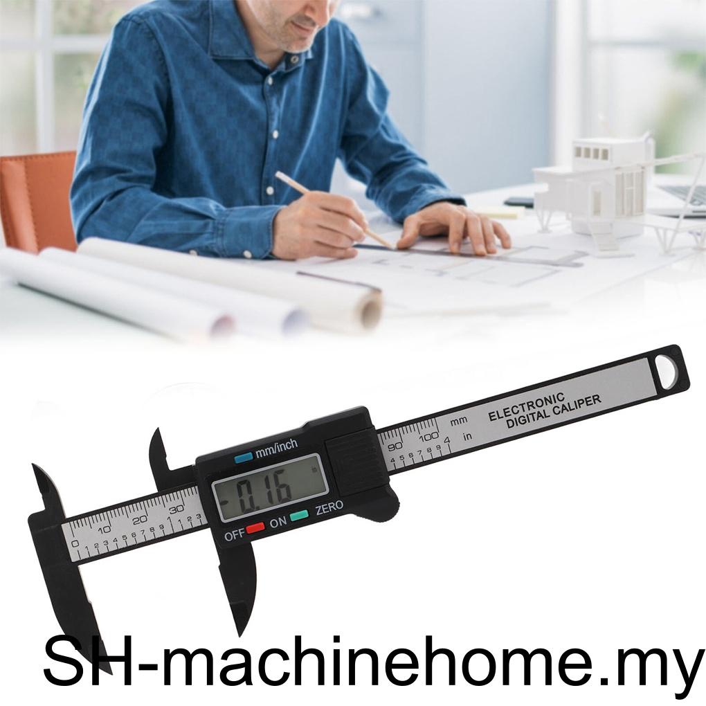 Digital Ruler Electronic Vernier Caliper Stainless Steel Measuring ...
