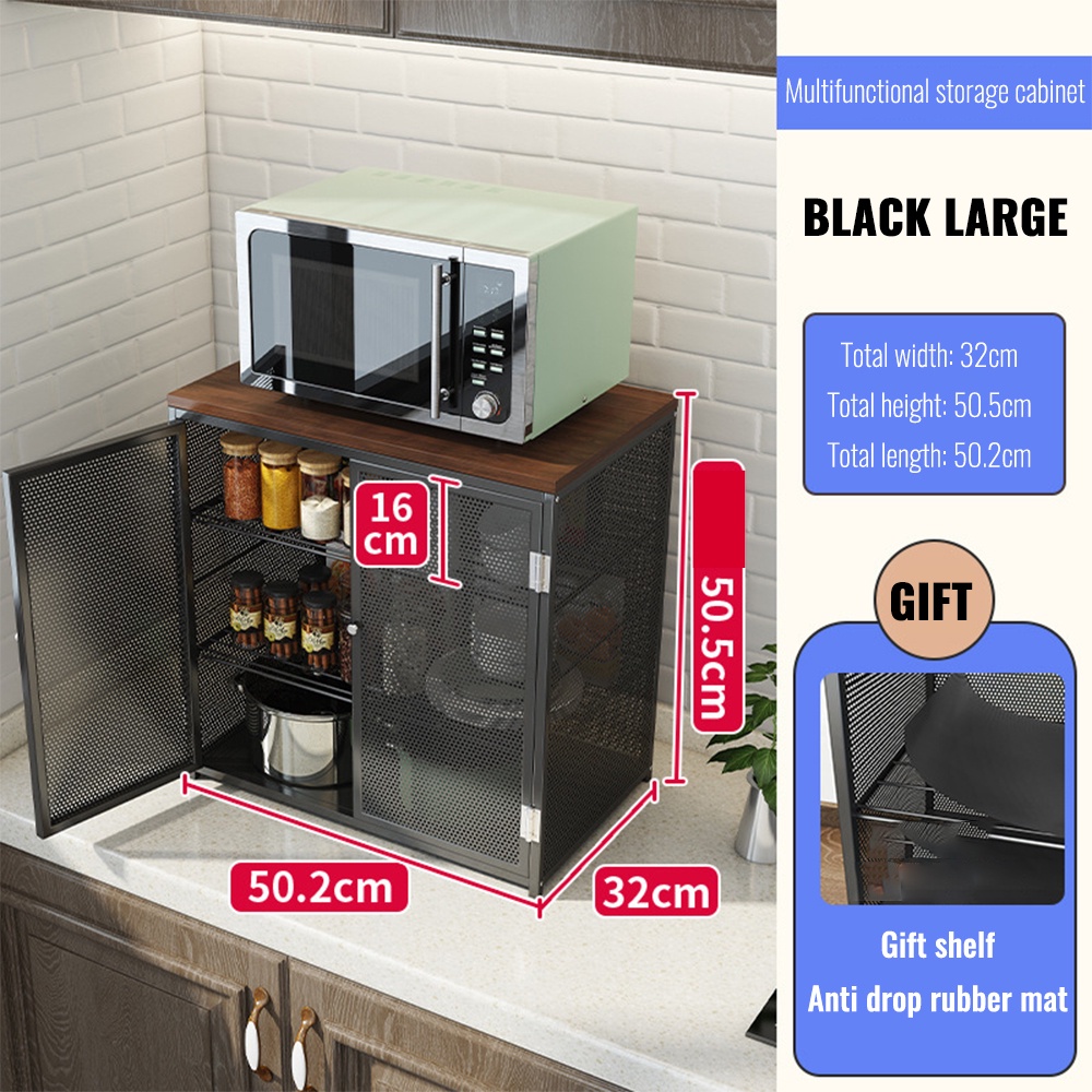 Multipurpose Metal Cabinet Kitchen Storage Kabinet Table Dish Storage ...