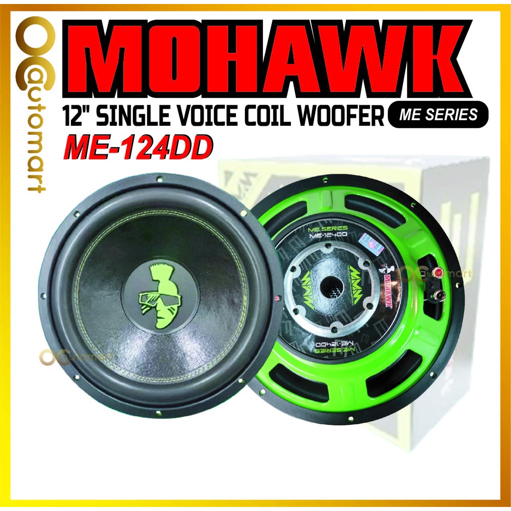 Mohawk ME Series 12"Inch Double Voice Coil Double Magnet Subwoofer ...