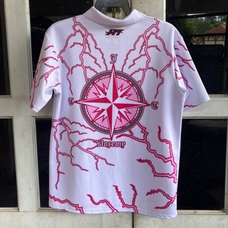 JTT LIGHTNING PINK Men's Fashion Activewear Custom Jersey Collar Baju ...