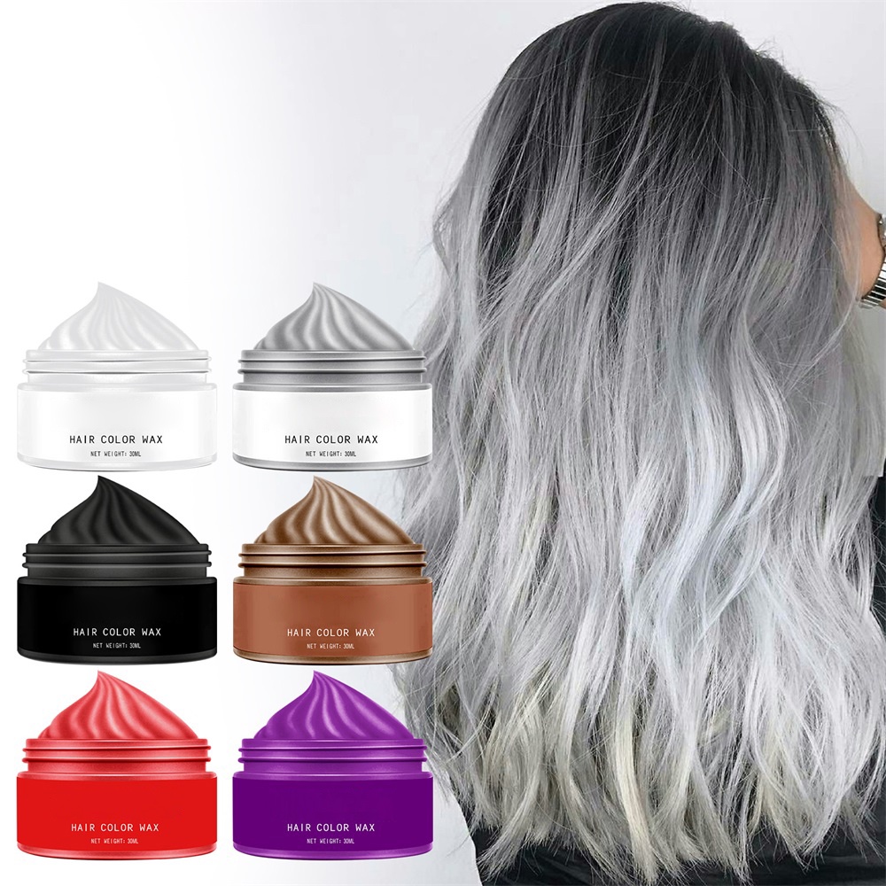 【Ready stock】Temporary Hair Color Wax Hair Dye Color Wax Washable ...