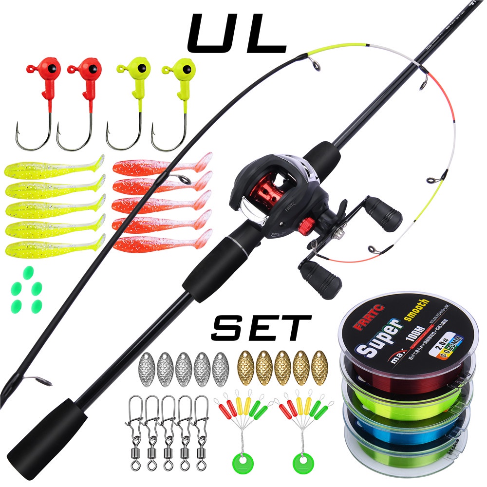 FRRTC Fishing Rod Ultra Light UL ML Casting Medium Light Baitcasting ...