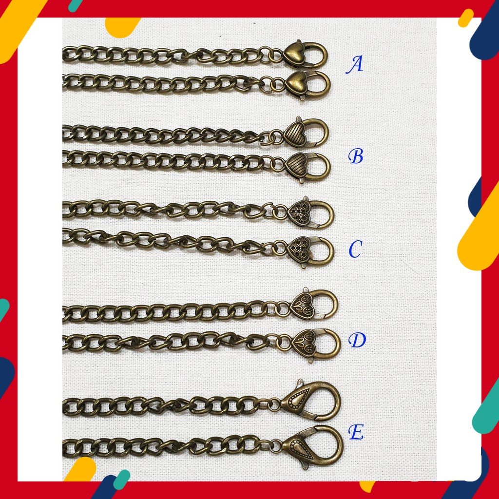 Metal Chain for Tali Beg Length 120cm (Bronze) Tali Beg Chain Strap Bag ...