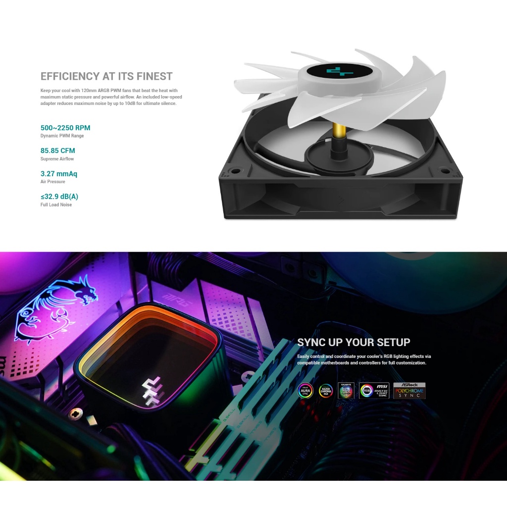 Deepcool LS520 SE | LS720 SE AIO Liquid CPU Cooler | Shopee Malaysia