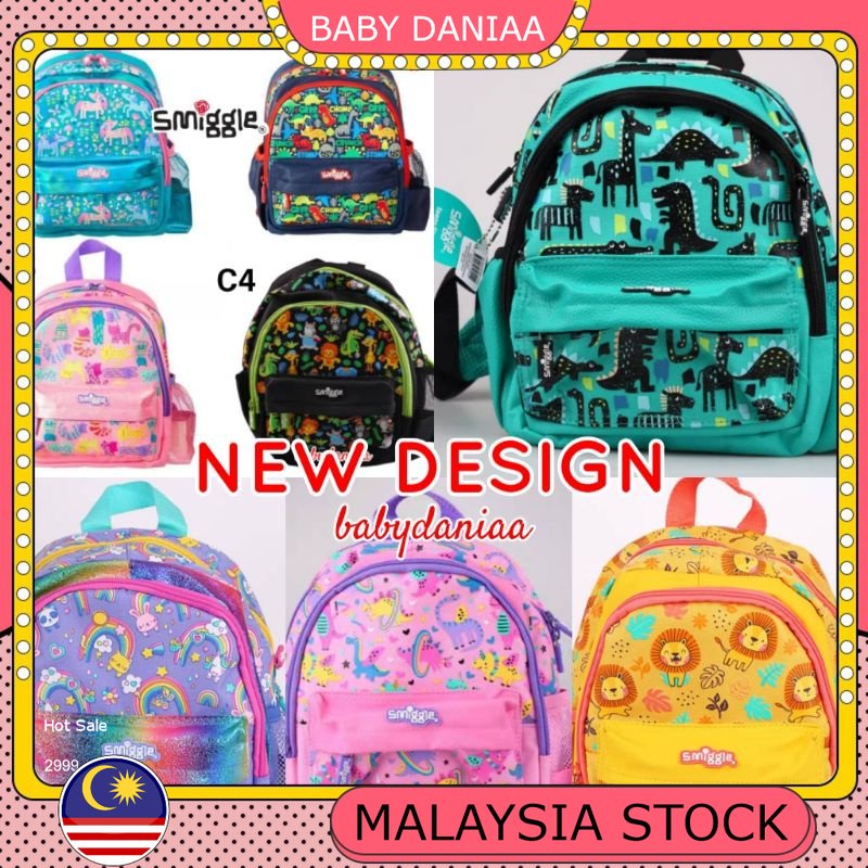 🔥100% Original 🔥smiggle preschool bag original smiggle | Shopee Malaysia