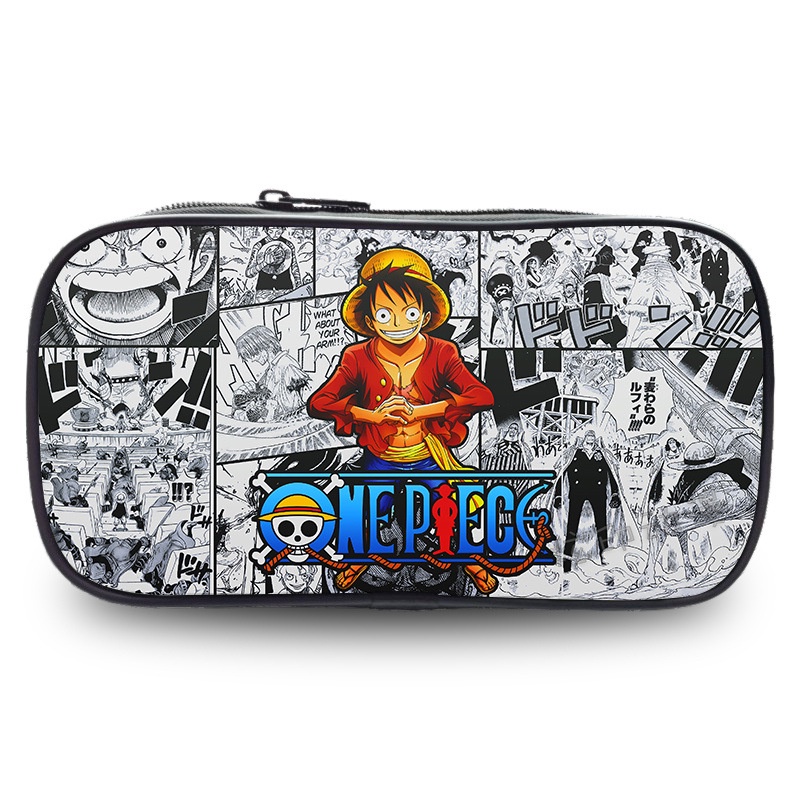 Anime One Piece Luffy Pencil Case Multi-function Pencil Case Student ...