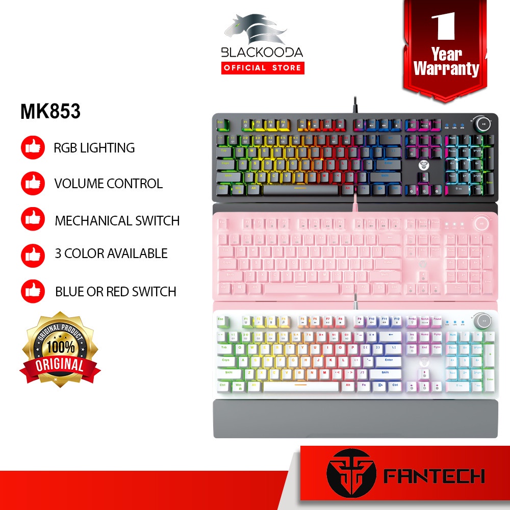 FANTECH MK853 MAXPOWER Mechanical Switch Gaming Keyboard | Shopee Malaysia