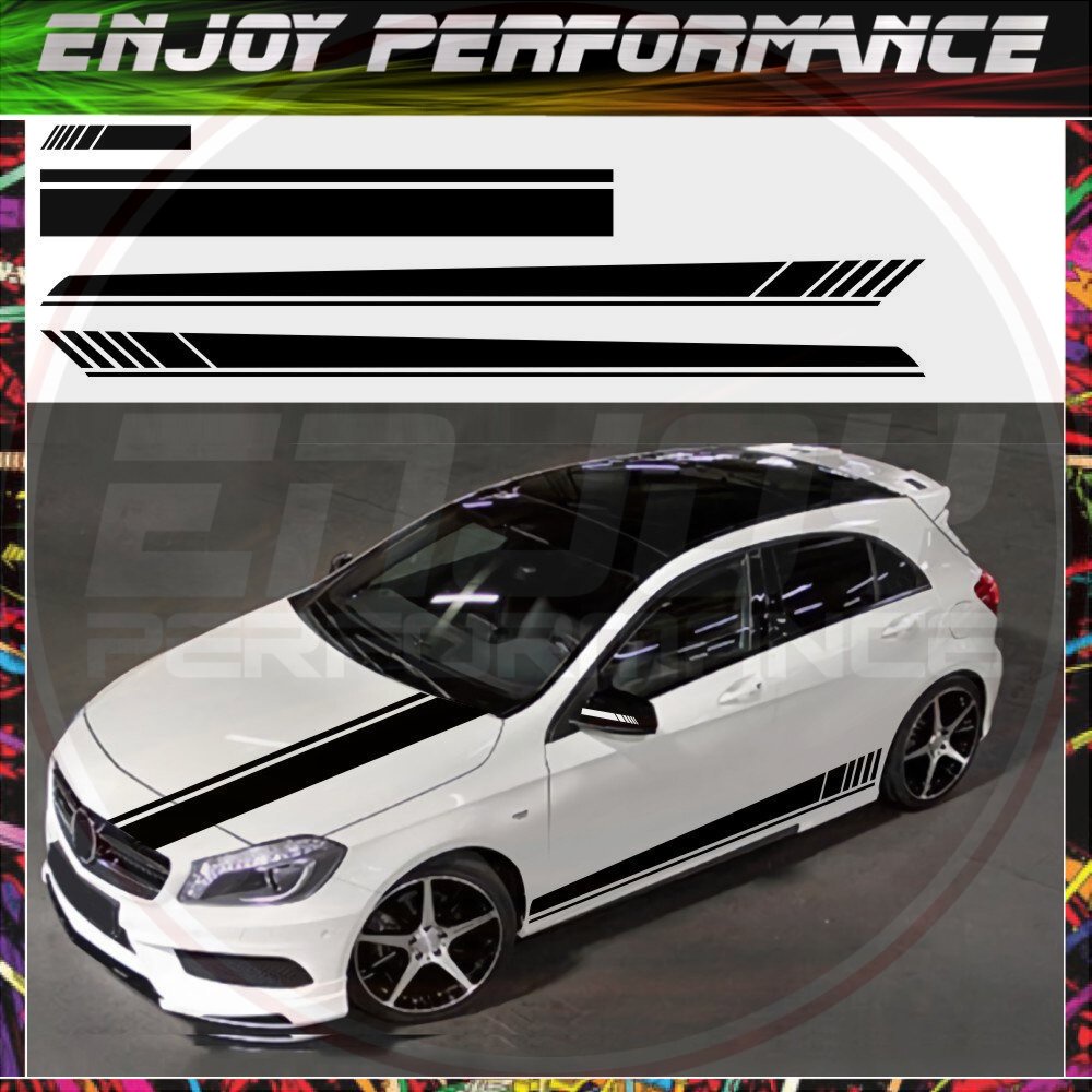 5pcs Car Vinyl Stickers Bonnet Decal For Audi BMW Mercedes Ford VW ...
