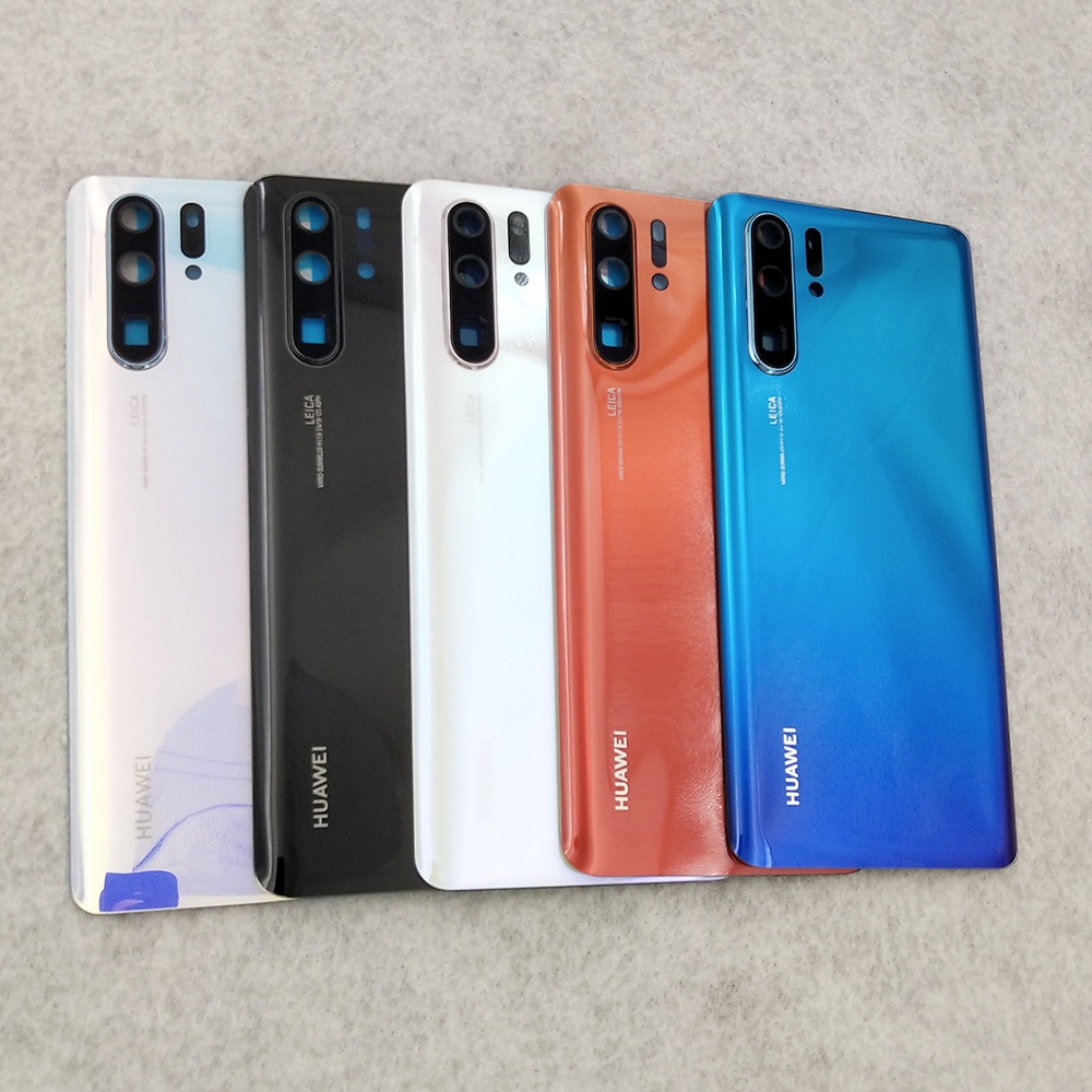 Original Huawei P30 P30 Pro Back Battery Cover Rear Glass Door Housing ...