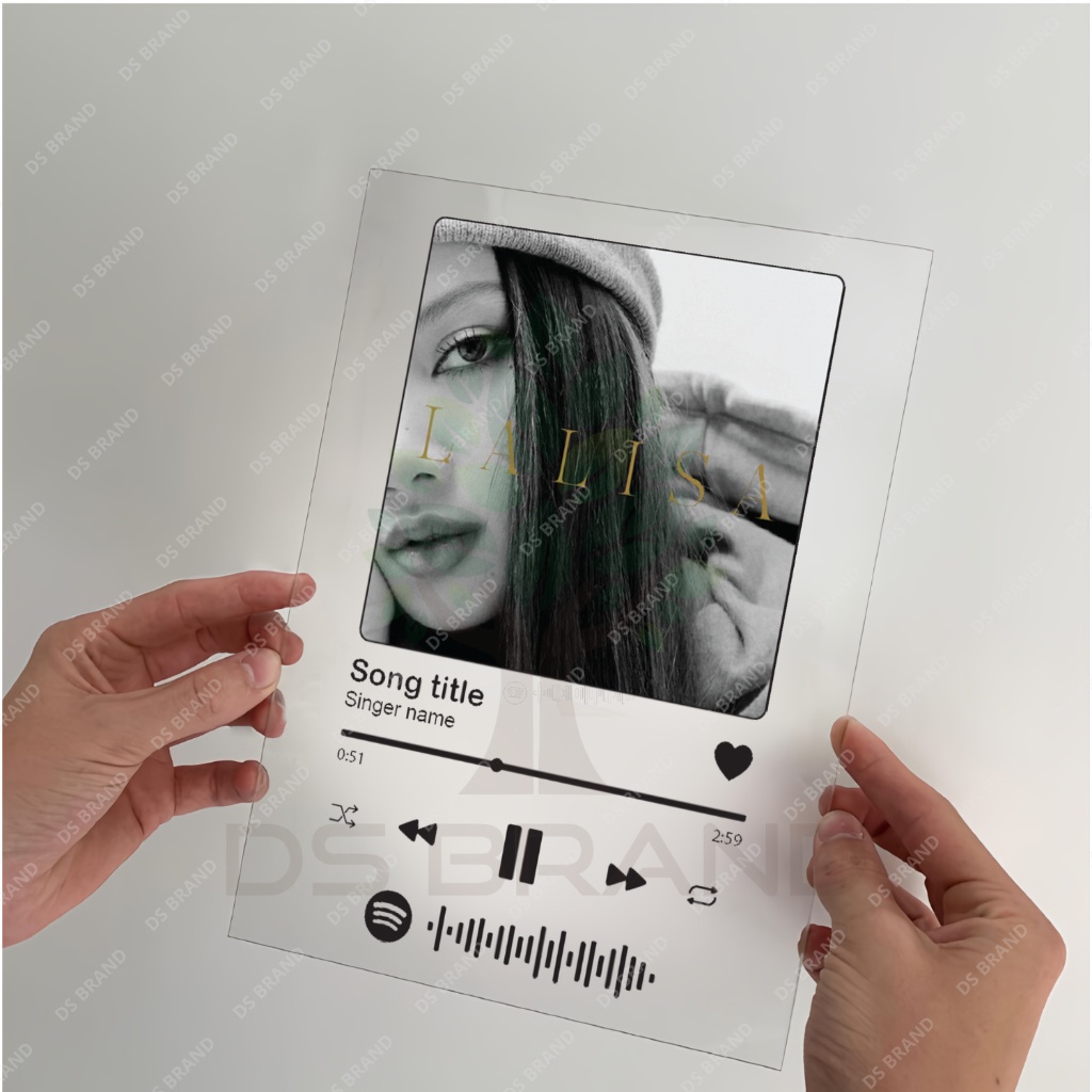 Plak Muzik Spotify / New 7 LED Colors Stand[A6/A5/A4 saiz] Music ...