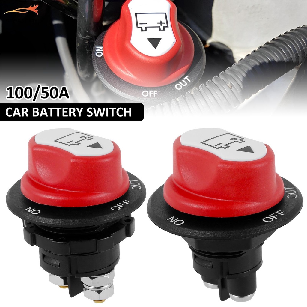Battery Disconnect Switch 12V-48V Battery Power Cut Off Switch Heavy ...